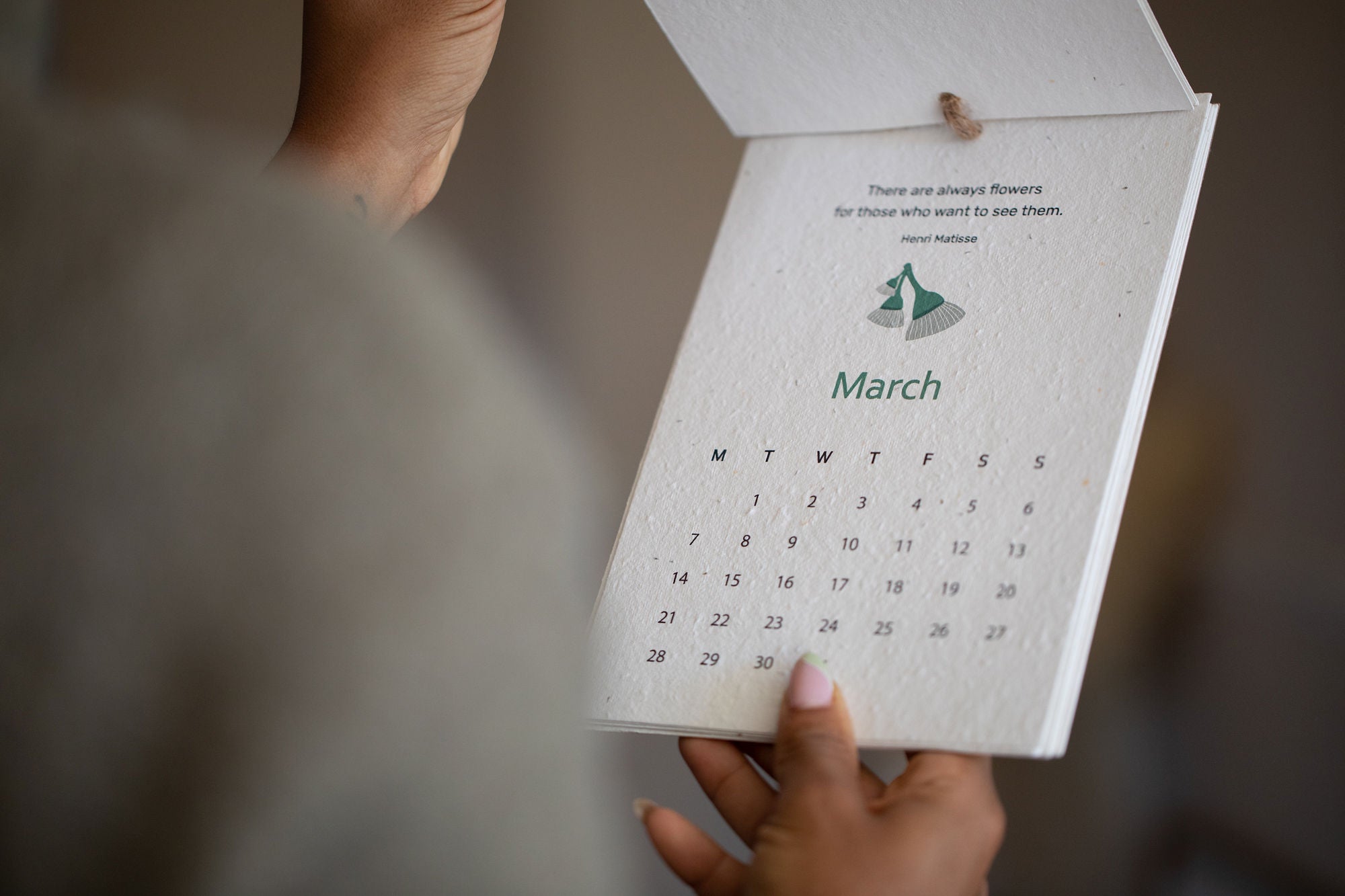 Plantable Seed Paper Calendar in Australia | Paper and Bloom
