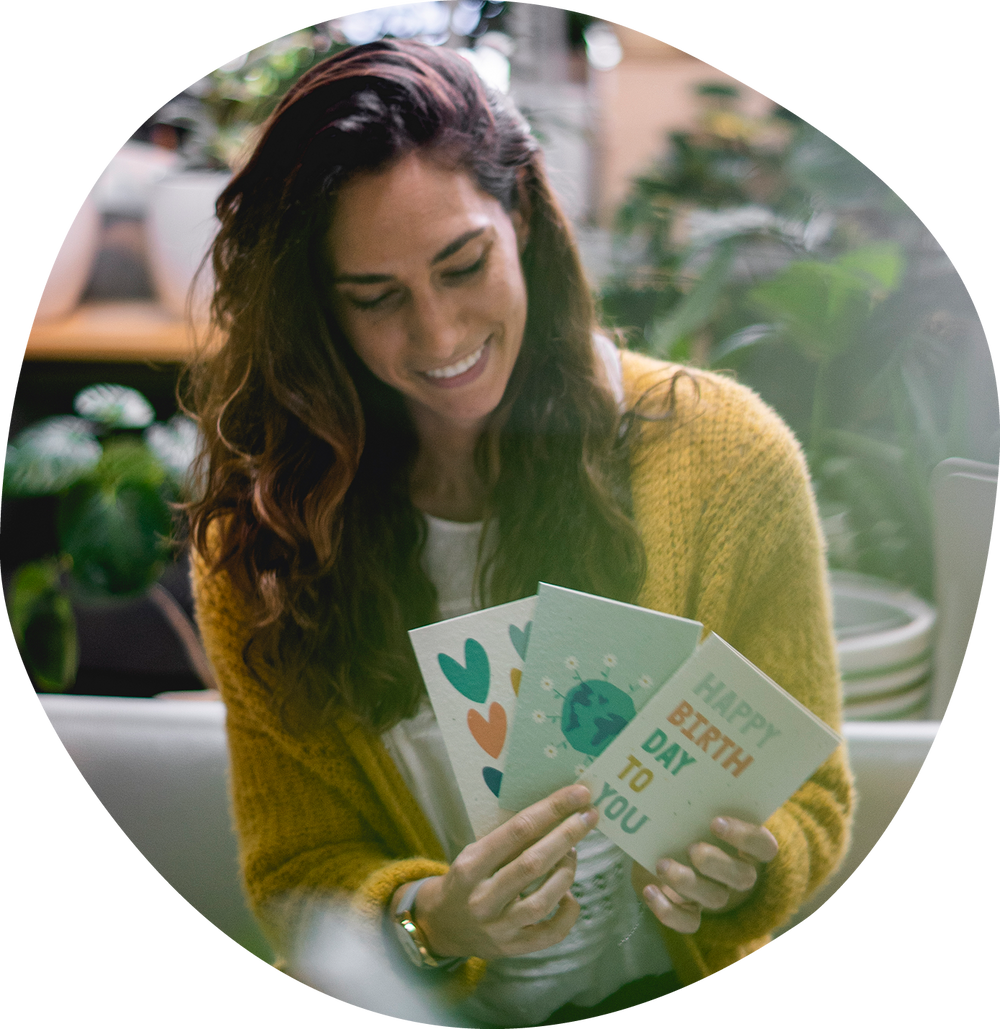 Plantable Baby Milestone cards – Paper and Bloom